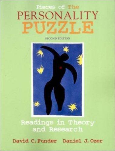 Pieces of Personality Puzzle by David C. Funder (2001, Trade Paperback ...