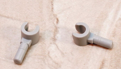 New LEGO Hands Pair Light Gray Hands Bluish Lot of 2 Body Part Star ...