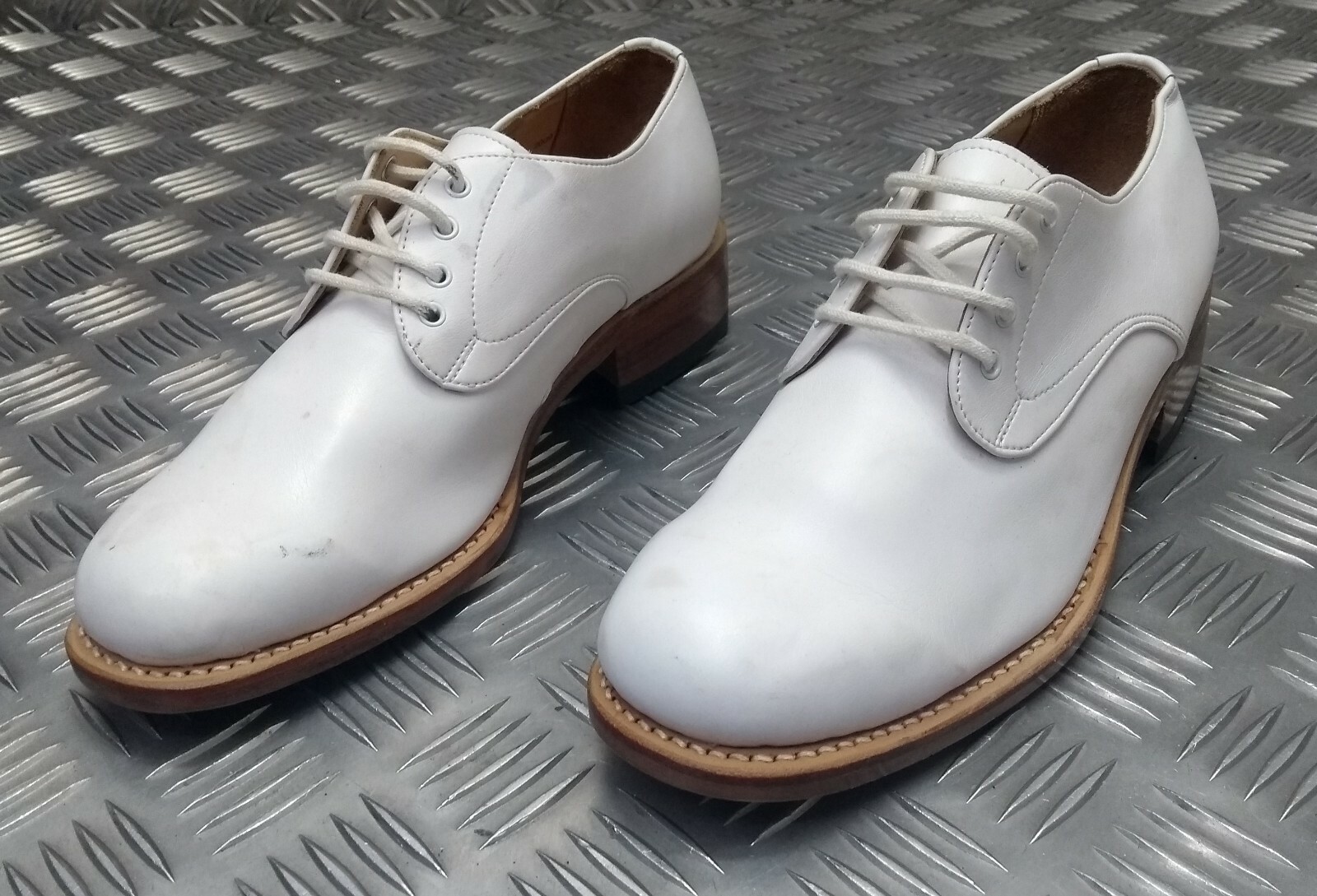 British Navy White Leather Parade / Dress Shoes Womans - Assorted Sizes ...