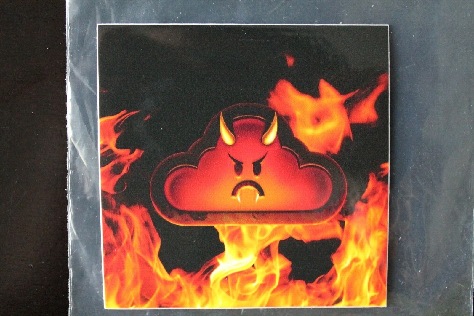 Thank You Skateboards Devil Cloud Emoji Hell Z41A Vintage Skateboarding ...