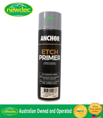 SUPER ETCH PRIMER GREY 400G EPOXY METAL PROTECTION STEEL ANCHOR SPRAY ...