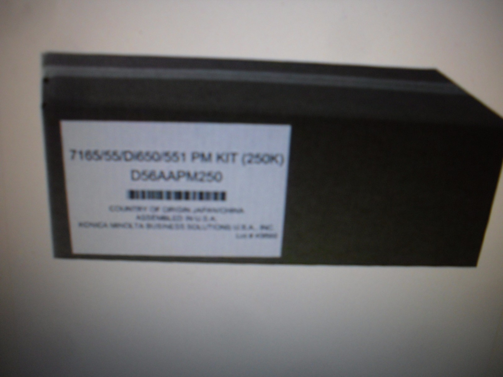 KONICA MINOLTA DI650 DI551 7165 7155 D56AAPM250, 950-563, 56AE-PM25 ...