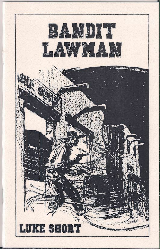 Bandit Lawman - Luke Short - Sabre Press 2020 Western Pulp Chapbook | eBay