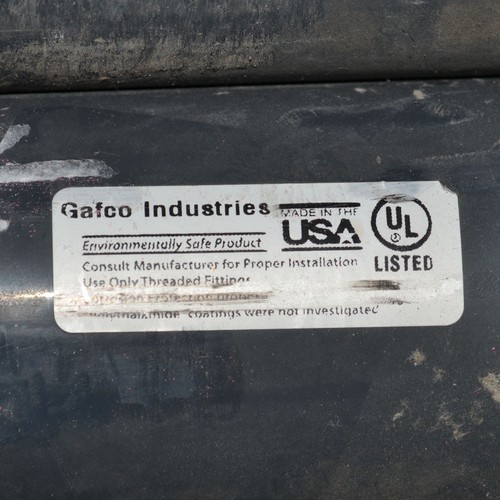 Gafco 2" Metal Conduit Pipe Coated Rigid Steel Industrial Threaded ...