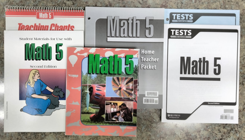 BJU Math 5 Second Edition | eBay