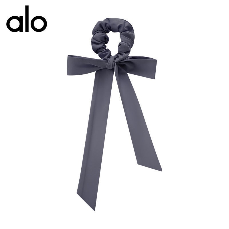 NEW ALO Bow Hair Tie Love Knots Scrunchie White+Black 14 Colors A57 | eBay