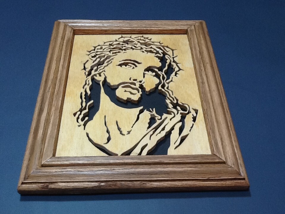 Scroll Saw Jesus :: Lord Jesus Christ Cross