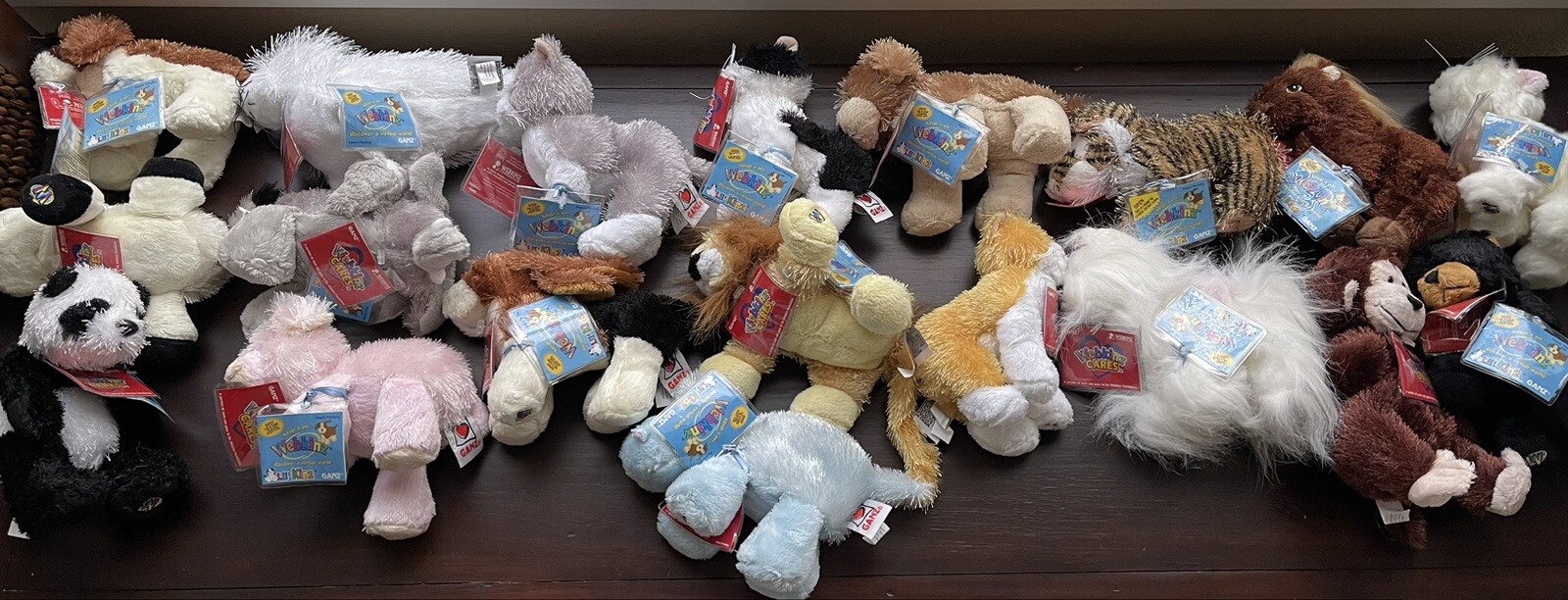 Webkinz Cares Collection Large Lot Of 19 Hard To Find NWT Unused Codes ...