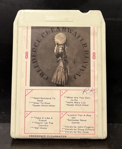 Vintage 1972 CCR - Mardi Gras - 8-Track Music Cassette Album - M 89404 ...