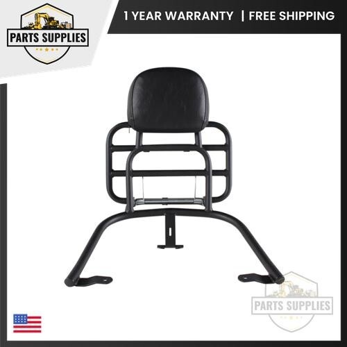 Prima Rear Rack Black with Backrest fits Vespa Primavera Sprint Scooter ...