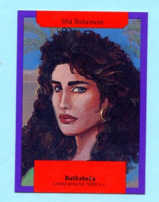Bathsheba 1989 C & D International Bible Character Card #NNO | eBay