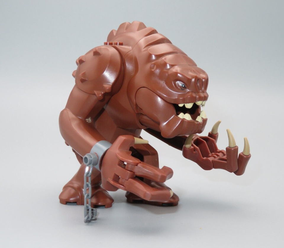 Lego Star Wars large Rancor beast with chain minifigure 75005 Rancor ...