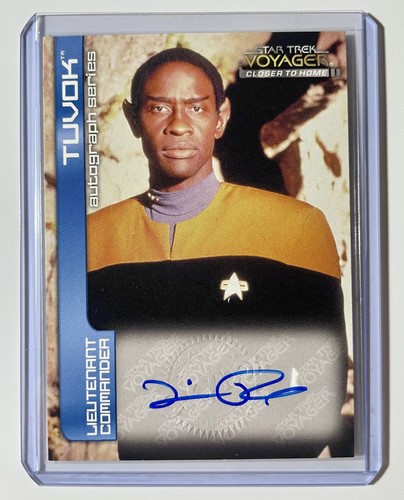 Star Trek Voyager Closer to Home Autograph Card A5 Tim Russ as TUVOK ...