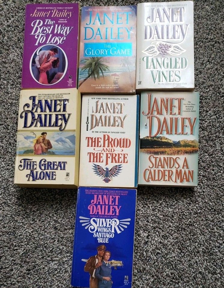 Lot of 13 Vintage Janet Dailey Romance Paperback Novels books | eBay