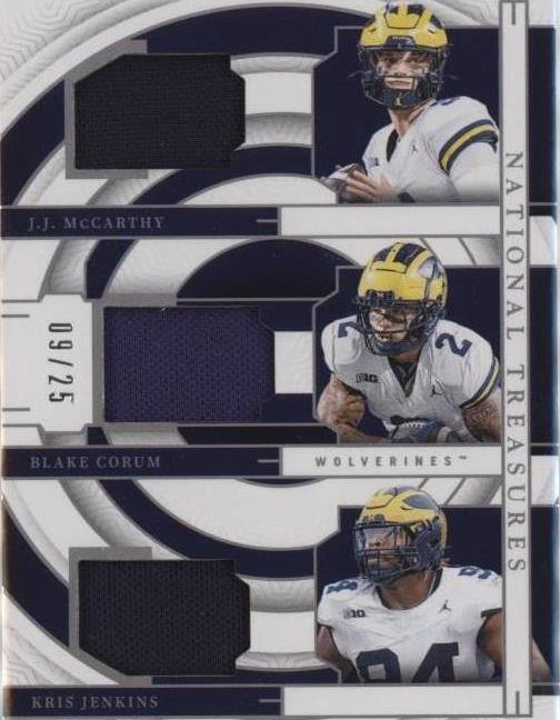 2024 Panini National Treasures Collegiate - Team Trio Materials J.J ...