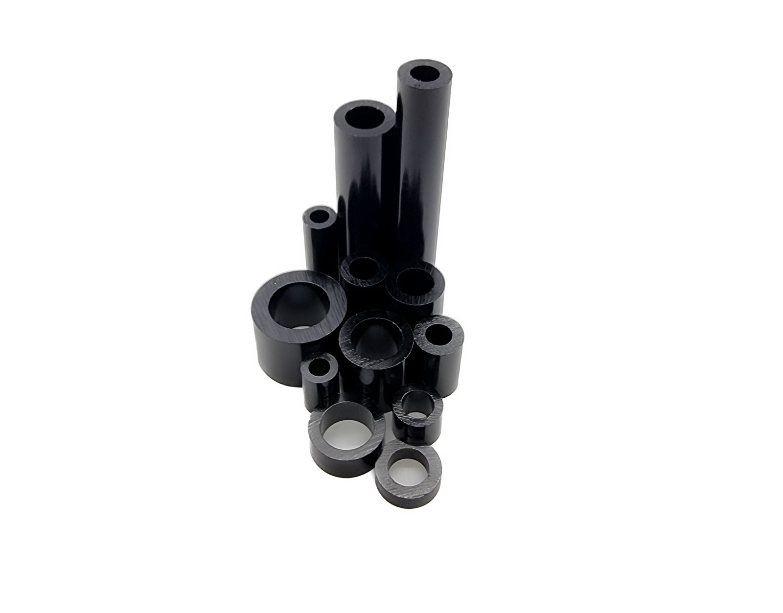 Black Anodised Aluminium Standoff Spacers M3 M4 M5 M6 M8 M10 Multi ...