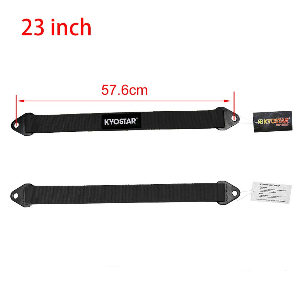 KYOSTAR 2pcs Black Racing Limit Straps Shock Suspension Webbing 13"-39" 10000lb | eBay