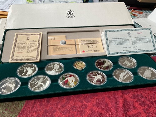 1988 Calgary Olympics 11-coin set - silver and gold | eBay