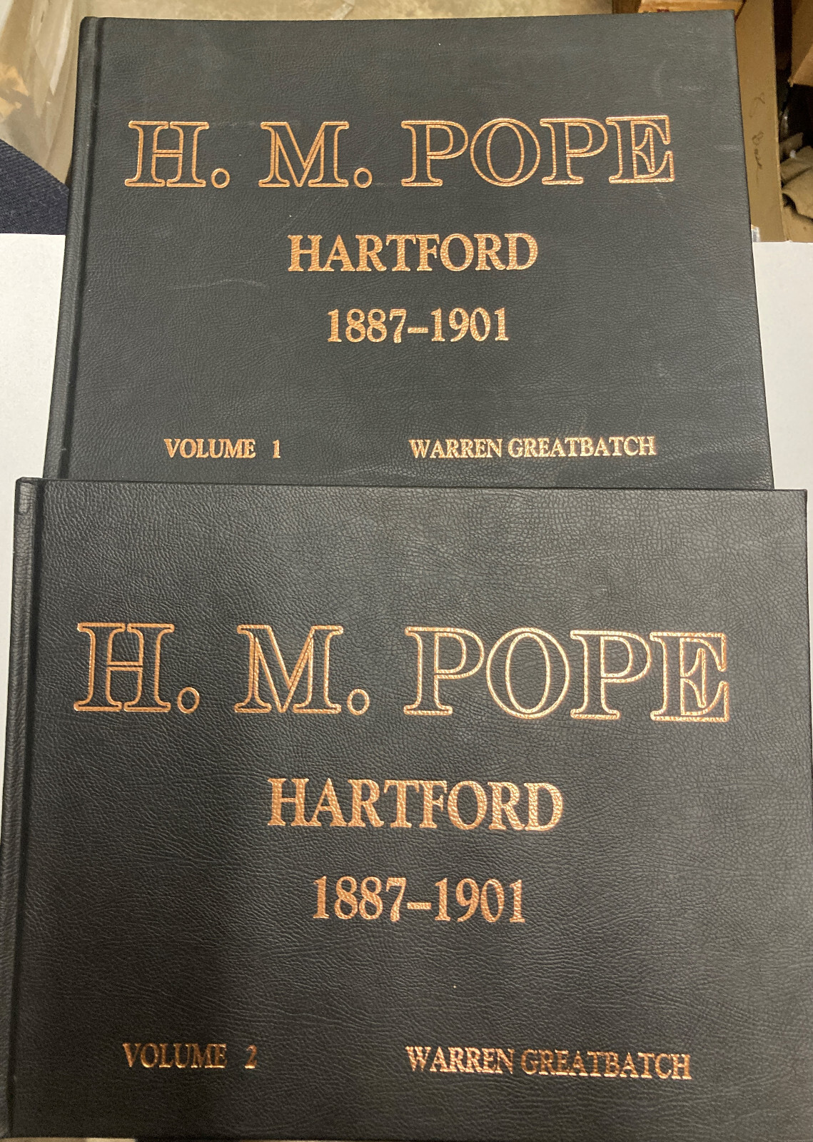 H. M. Pope - Hartford 1887-1901 (2 vols). Warren Greatbatch, 2014 | eBay