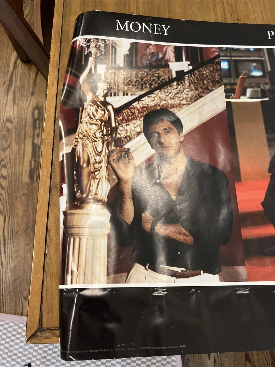 Scarface Money Power Respect Poster