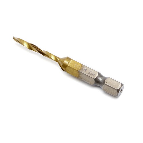 1Pcs 1/4" Hex Shank M3-M10 Titanium Plated HSS Screw Thread Metric Tap ...