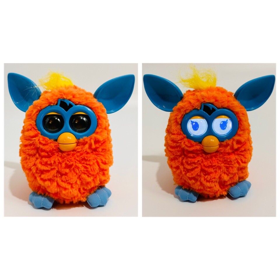 Hasbro 2012 Furby Interactive Toy Tested and Working, Orange / Teal ...