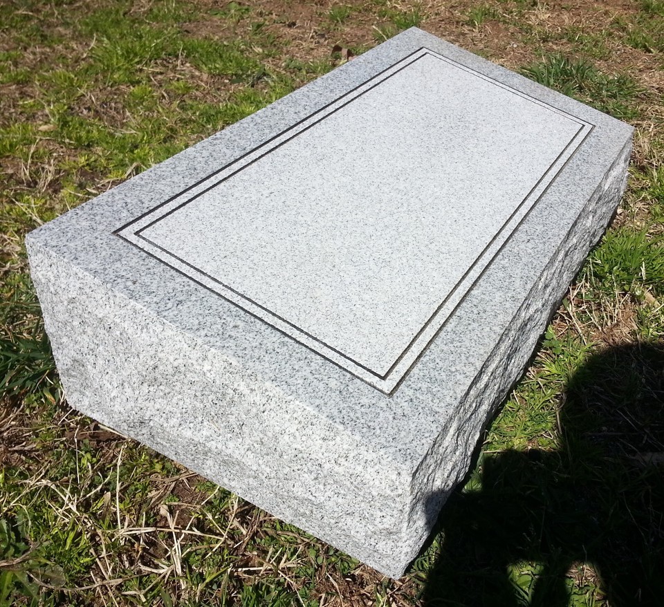 Granite Headstone Bevel (20x10x6) Cemetery Funeral Memorial | eBay