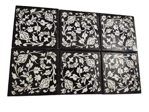 Decorative 6X6'' Ceramic Tile Mosaic Furniture Tile Handmade Backsplash ...