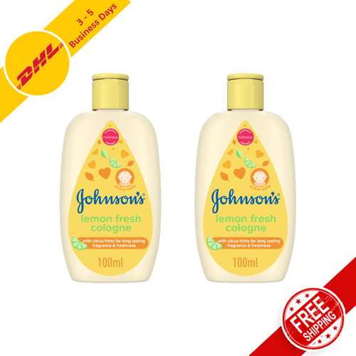 Johnson's Baby Lemon Fresh Cologne for Clean & Fresh Baby Skin 2 PCS ...