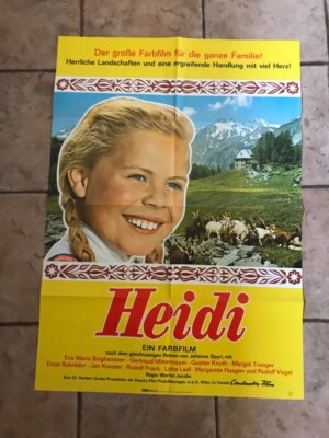 HEIDI German poster 1967 | eBay