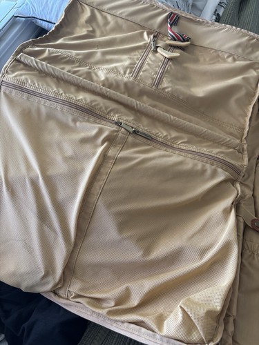 Hartmann Rolling Mocha Monogram Garment Bag 22" Carry On, Leather ...