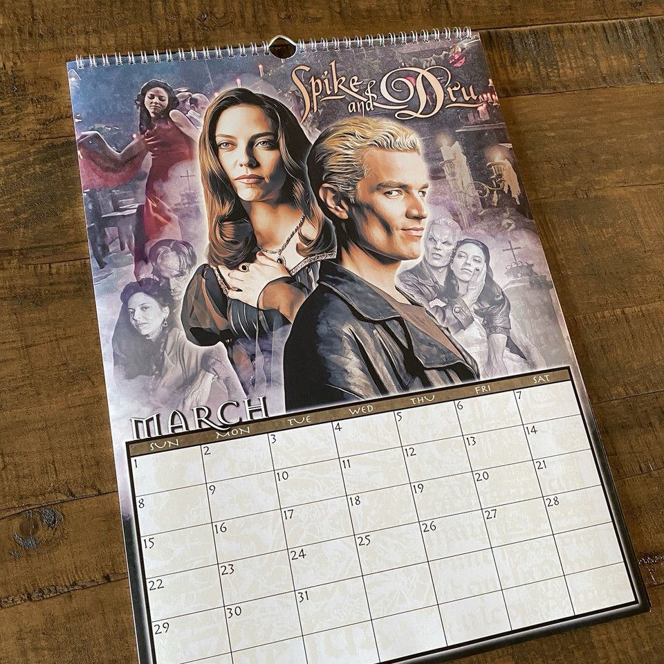 Buffy The Vampire Slayer 2026 Calendar - A3 Size - Original Artwork ...
