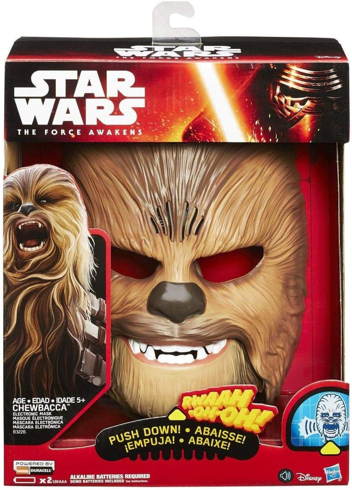 Movie Roaring Chewbacca Wookiee Sounds Mask, Funny GRAAAAWR Noises ...