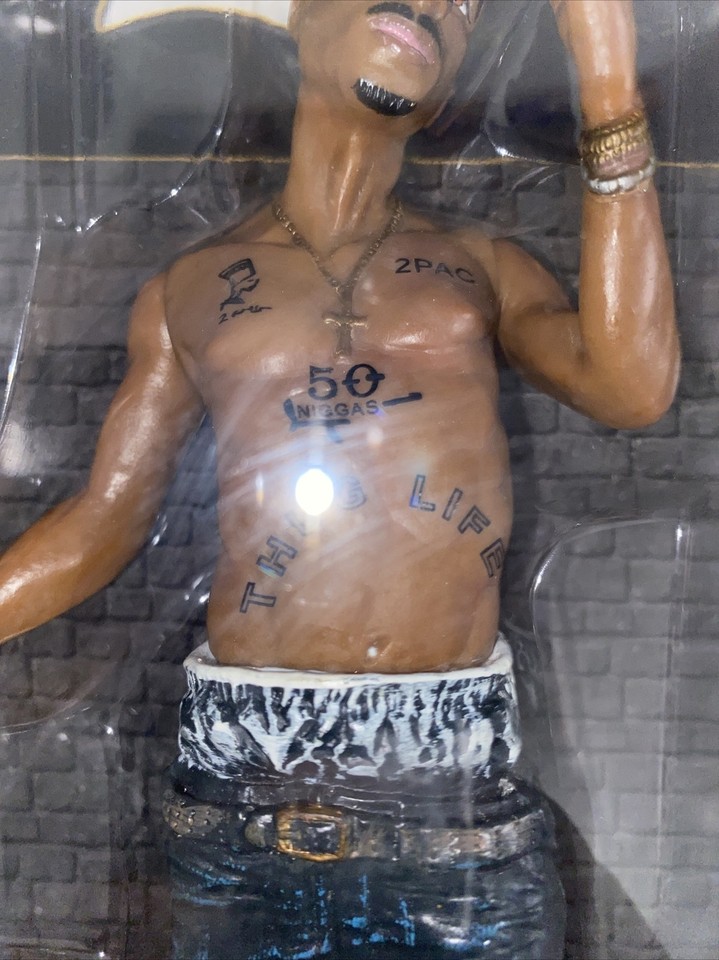 TUPAC SHAKUR ACTION FIGURE DOLL RARE 2001 ALL ENTERTAINMENT 2PAC SERIES ...