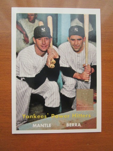 1997 TOPPS MICKEY MANTLE REPRINTS # 23 1957 TOPPS YANKEES' POWER | eBay