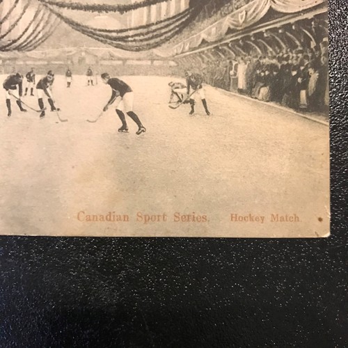 1893 Canadian Sports Series Hockey Match Montreal Victoria Skating Rink ...
