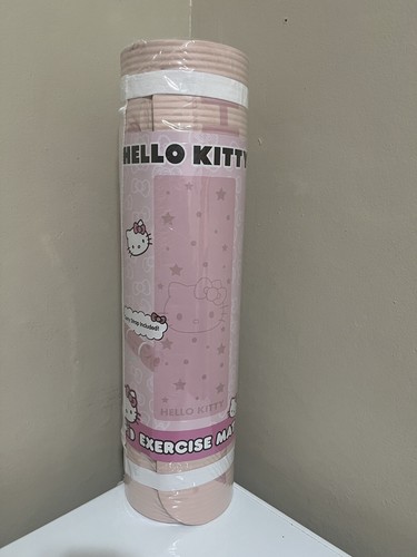 Hello Kitty Exercise Yoga Pink Mat 24"W×68"L - 10mm with Strap | eBay
