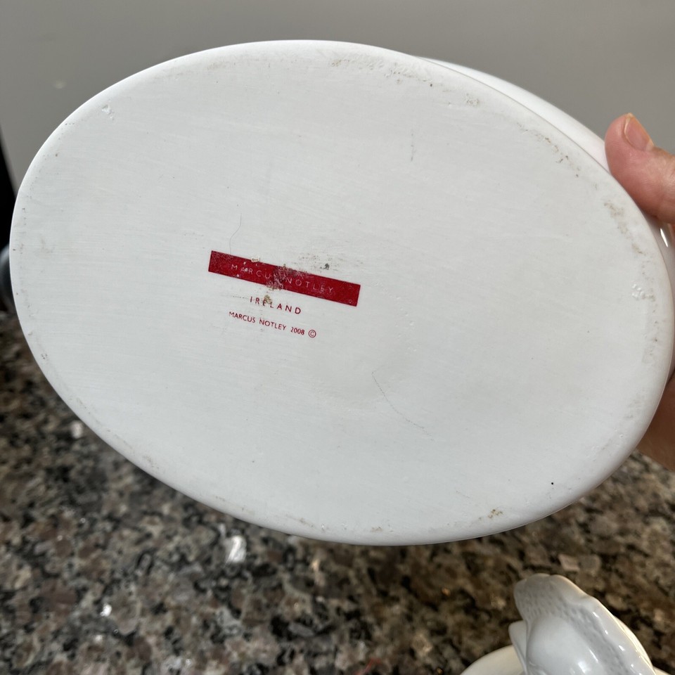 Marcus Notley 7 x 9 Casserole Serving Dish Hen Lid Ireland Shamrock ...