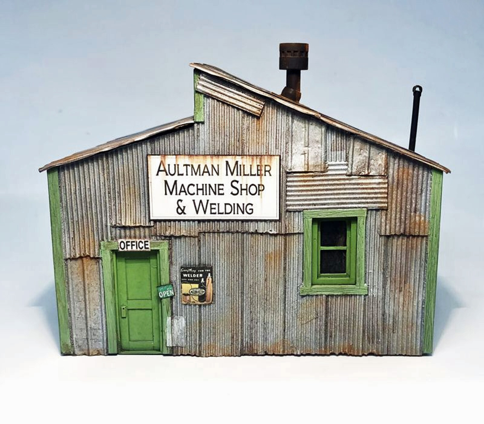 Thomas Yorke MACHINE SHOP O On30 Model Railroad Structure Unpainted Kit ...