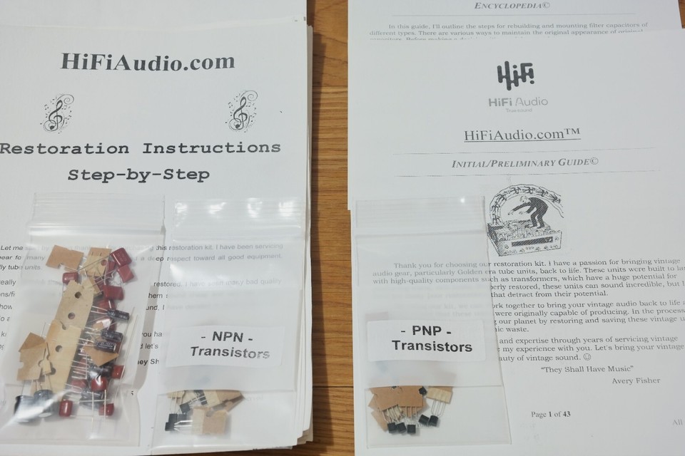 Bose 901 series IV 4 equalizer restoration kit repair service recap ...