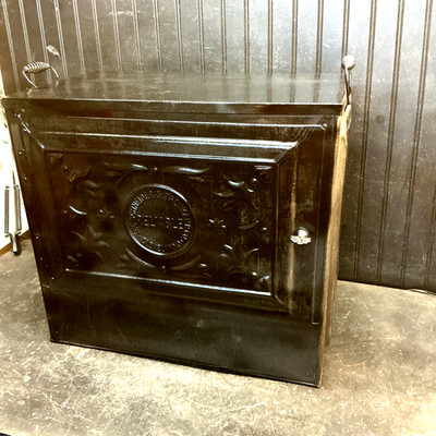 Vintage Metal Stove Top Warming Oven Wood Stove Pie Warmer Stove 21 ...