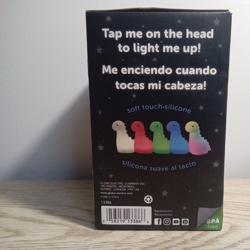 Brontosaurus Squish Tap Night Light LED Multicolor Silicone Kids Lamp ...