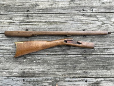 CVA Kentucky Rifle 2 Piece Stock Set Full Length w/ Brass Hardware ...