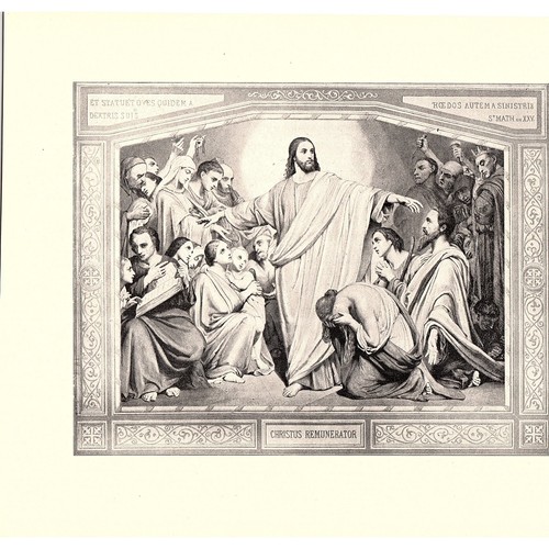 Christ the Remunerator - Ary Scheffer - 1898 Litho Art Print D19 | eBay