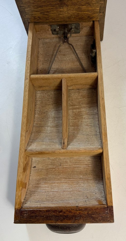 Vintage Wooden Shop Till Cash Register with Cash Tray & Bell - Fully ...