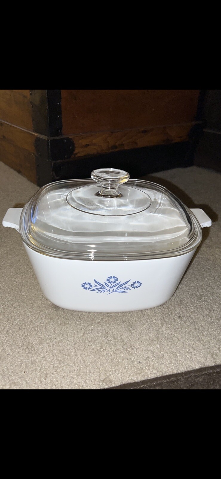Vintage "Blue Cornflower" Pattern Corning Ware 2-1/2 Quart Casserole ...