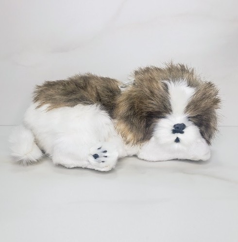 Perfect Petzzz Shih Tzu Dog Realistic Lifelike Breathing Plush Toy ...