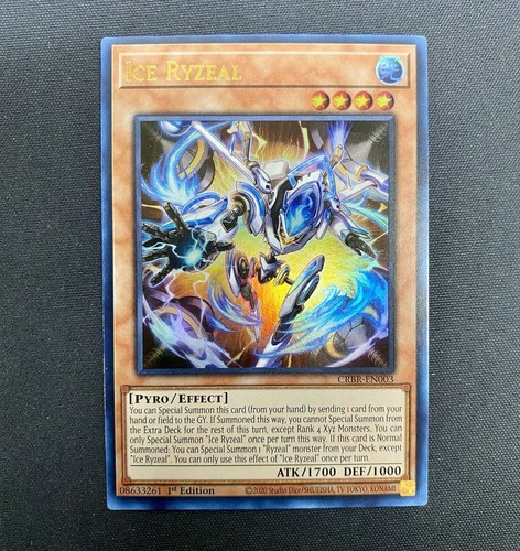 Ice Ryzeal CRBR-EN003 Ultra Rare 1st Ed Crossover Breakers Yu-Gi-Oh ...