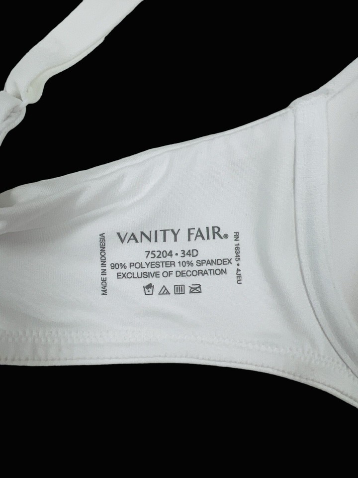 Vanity Fair Beyond Comfort With Light Lift Bra Style 75204 White Size ...