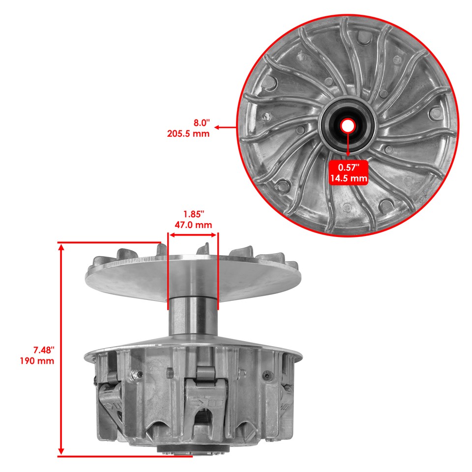 420280595 420280662 420280605 420248683 Complete Primary Drive Clutch ...